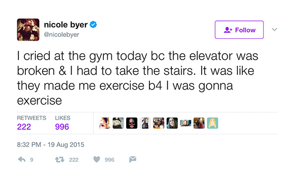 The 25 Funniest Tweets About Working Out