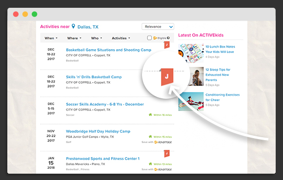 How to Customize Your ACTIVEkids.com Experience