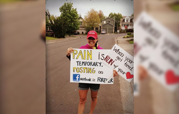 25 Funny Signs to Keep You Inspired and Laughing at Your Next Race