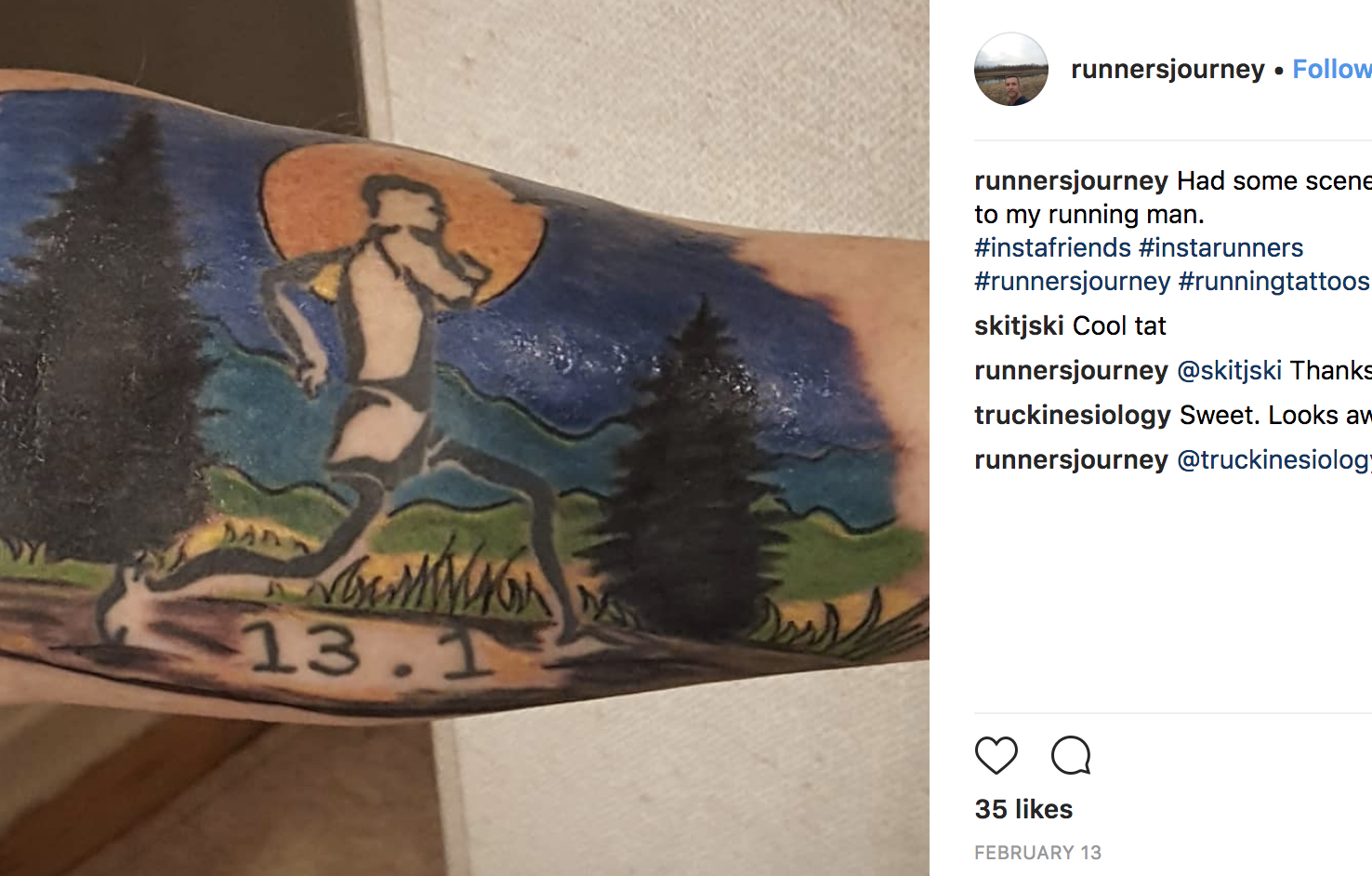 20 Amazing Running Tattoos