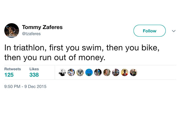 The 29 Funniest Tweets About Triathlon